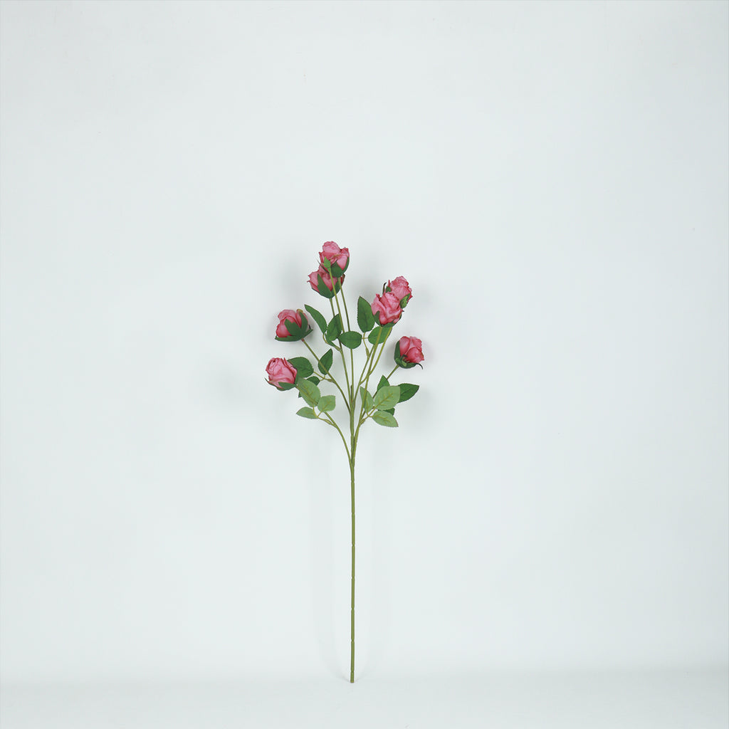 Spray Rose Magenta Flower - Accessories | Vinoti Living